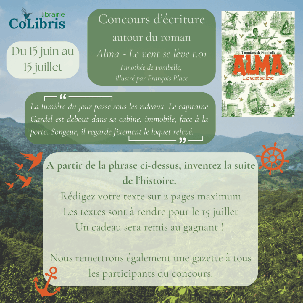 Concours d'écriture d'été - Librairie CoLibris
